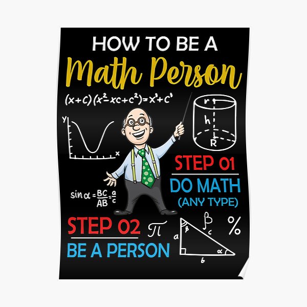 Póster «Cómo ser una persona matemática es hacer matemáticas y ser una ...