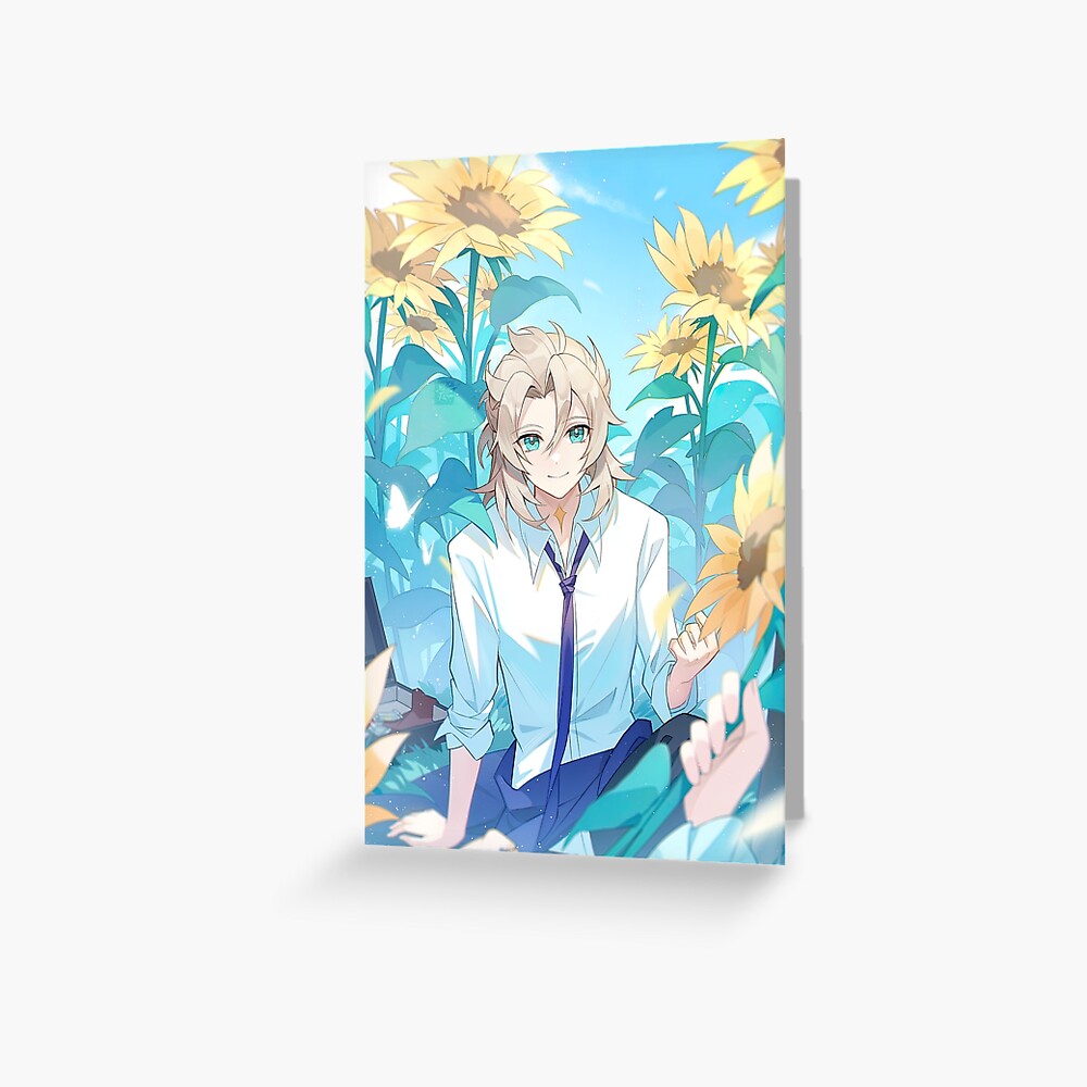 "Albedo Genshin Impact" Greeting Card for Sale by saranghandago | Redbubble