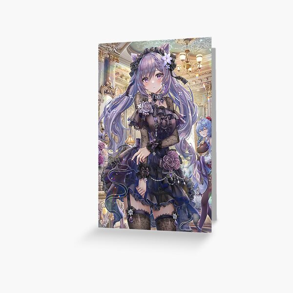 "Cute Keqing Genshin Impact" Greeting Card for Sale by saranghandago ...
