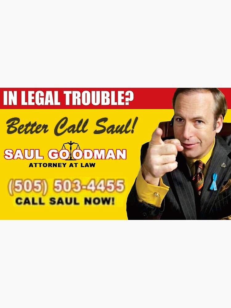 "Better Call Saul Business Card Poster" Poster for Sale by tipesedin45 ...
