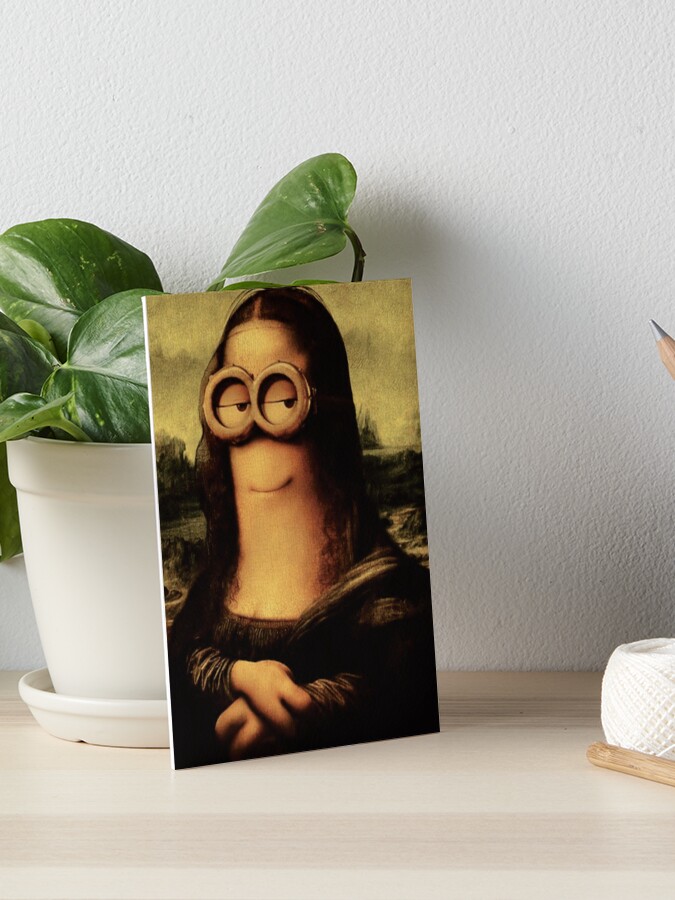 "Minion Lisa Poster" Art Board Print for Sale by tipesedin45 | Redbubble
