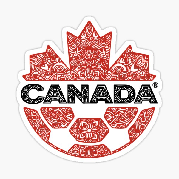 "CANADA NATIONAL FOOTBALL TEAM" Sticker for Sale by dedesuperman ...