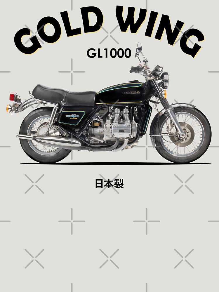"The Gold Wing GL1000" Essential T-Shirt for Sale by rogue-design ...