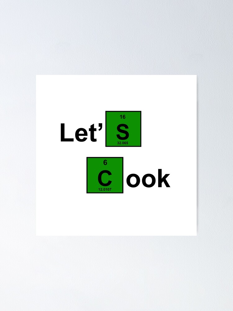 "Let's Cook" Poster by gmarreta | Redbubble