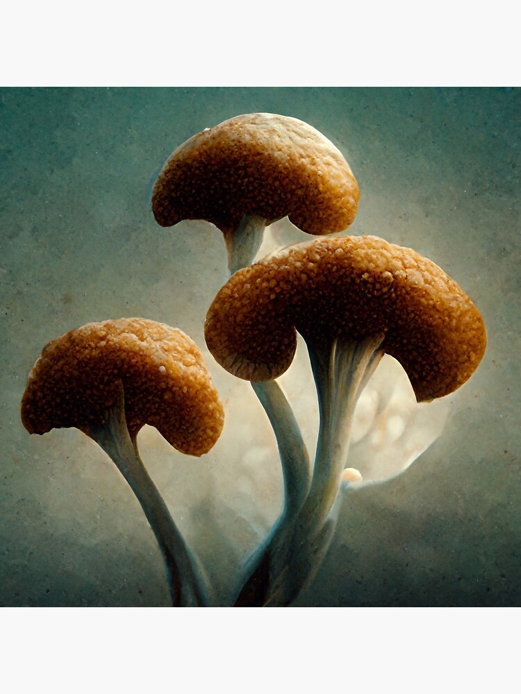 " A drawing of a psilocybin mushroom." Poster for Sale by Maniock ...