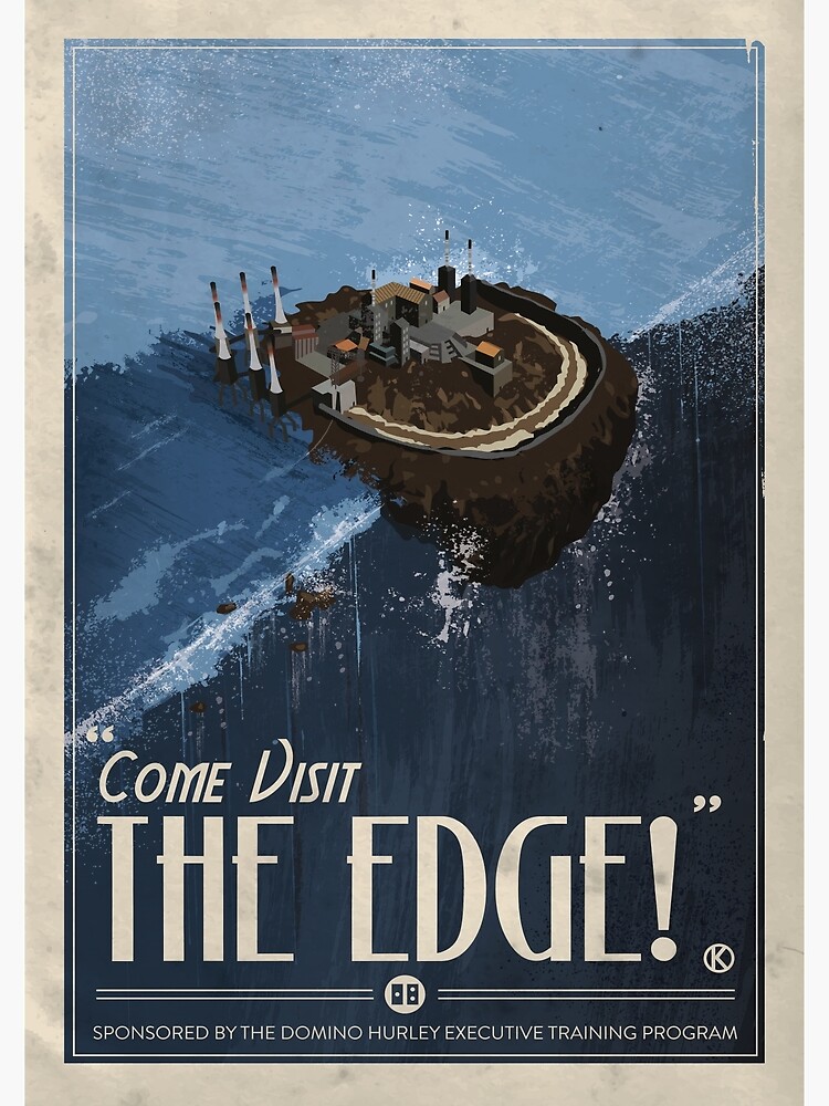"Grim Fandango Travel Posters - The Edge" Poster for Sale by dmackenzie ...