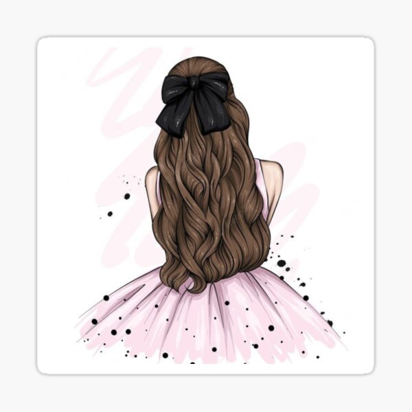"pink girly " Sticker for Sale by khadijaelalaoui | Redbubble