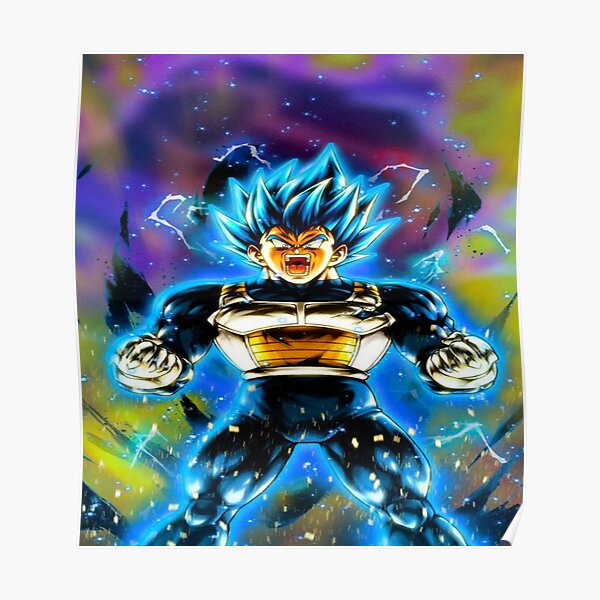 "Vegeta" Poster for Sale by SatourHM | Redbubble