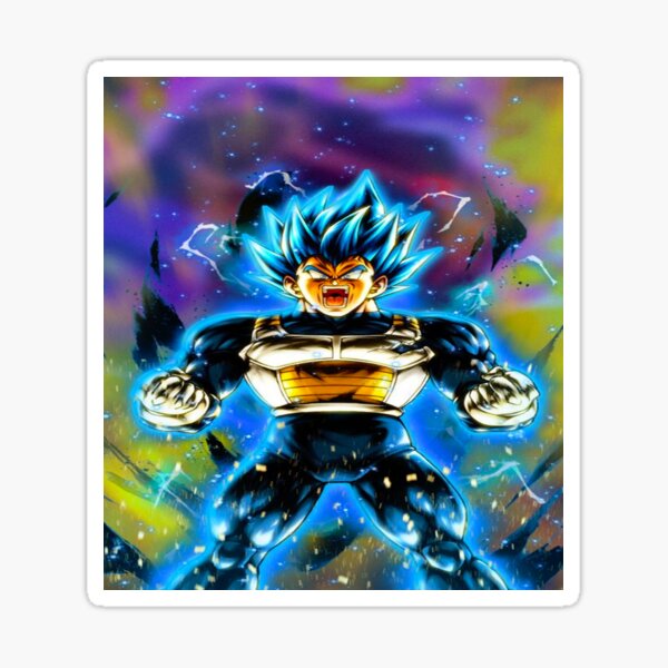 "Vegeta" Sticker for Sale by SatourHM | Redbubble