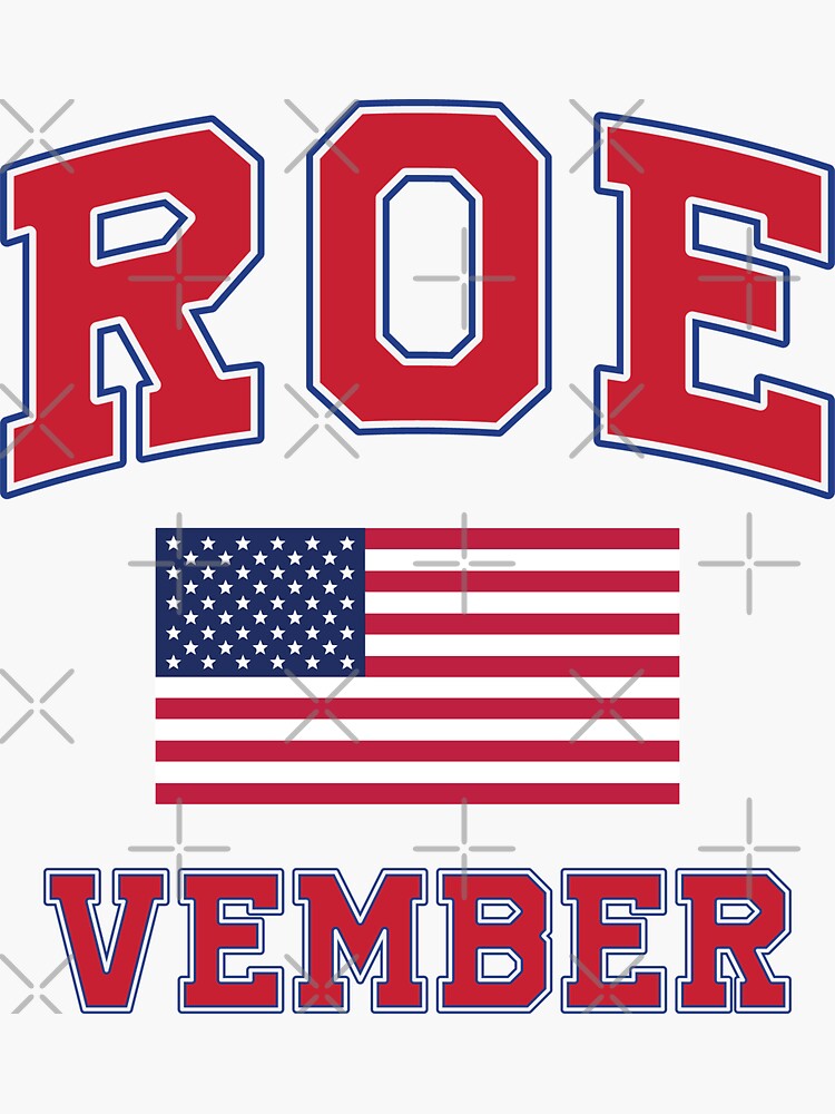 "American Flag - Roevember" Sticker for Sale by James-Apinardo | Redbubble