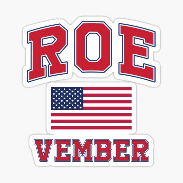 "American Flag - Roevember" Sticker for Sale by James-Apinardo | Redbubble