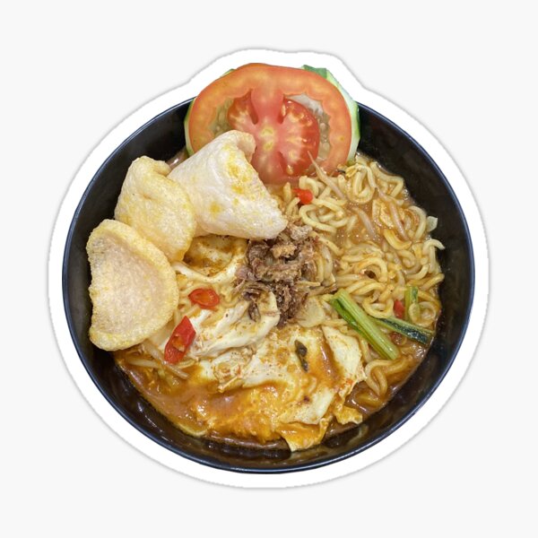 "Egg Noodles Sticker" Sticker for Sale by nam-namira | Redbubble