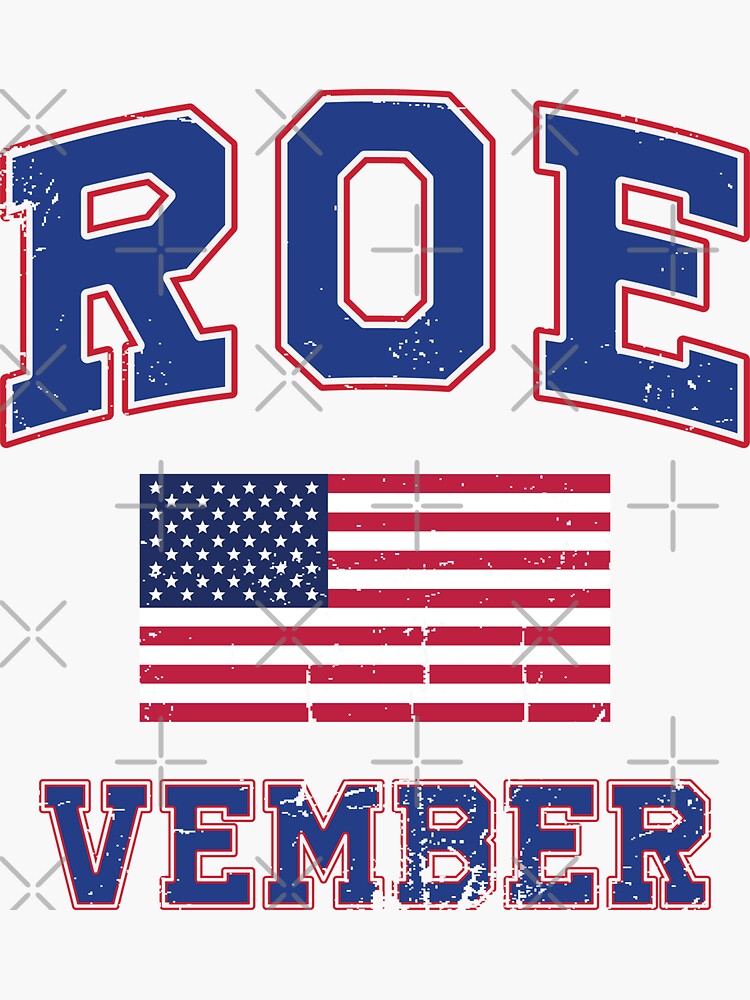 "Roevember - American Flag - Vintage Style " Sticker for Sale by James ...