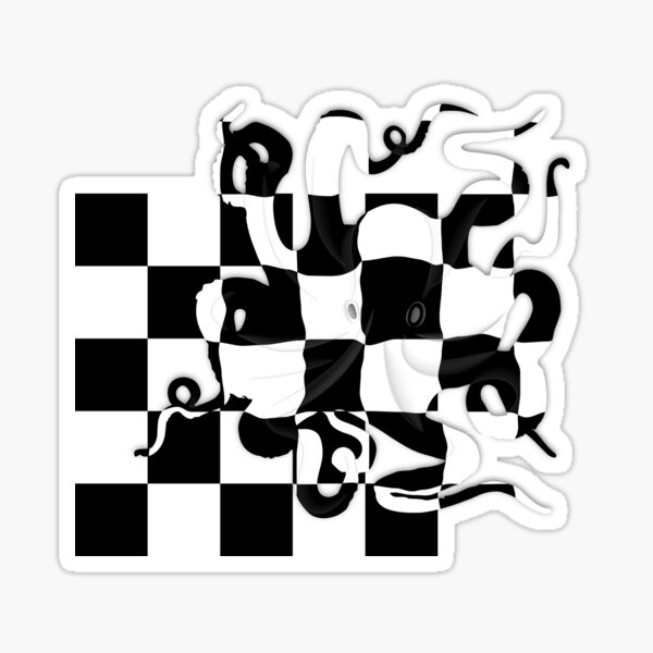 "Octopus On Chess board" Sticker for Sale by ARTIZIT | Redbubble