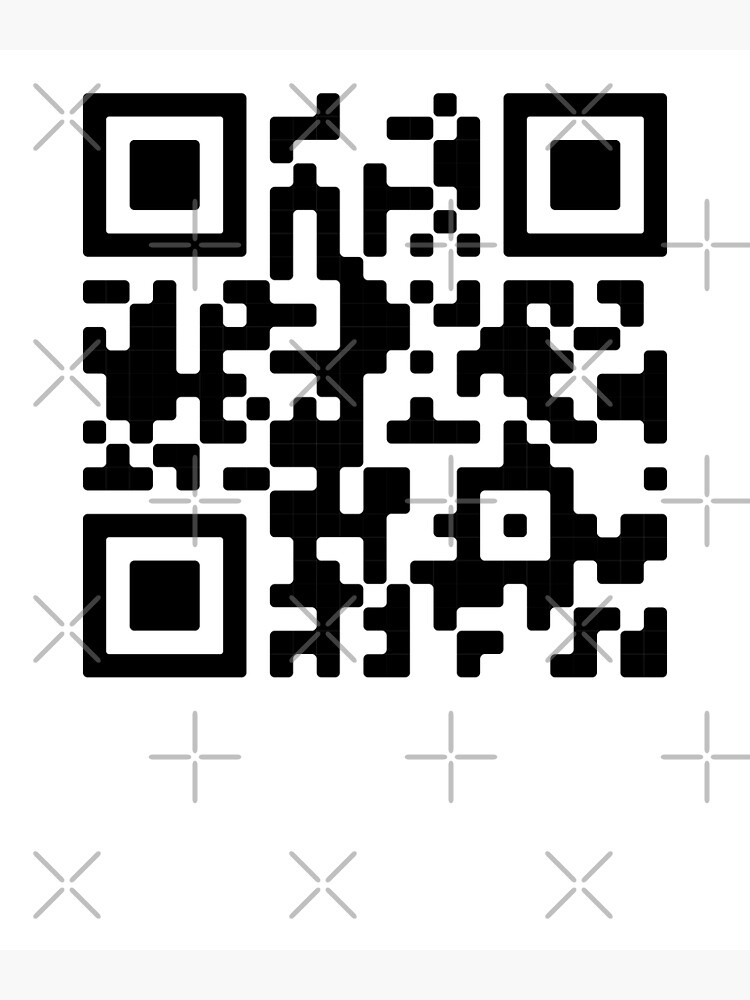 Póster «Truco de Rickroll con código QR Broma divertida de Rickroll ...