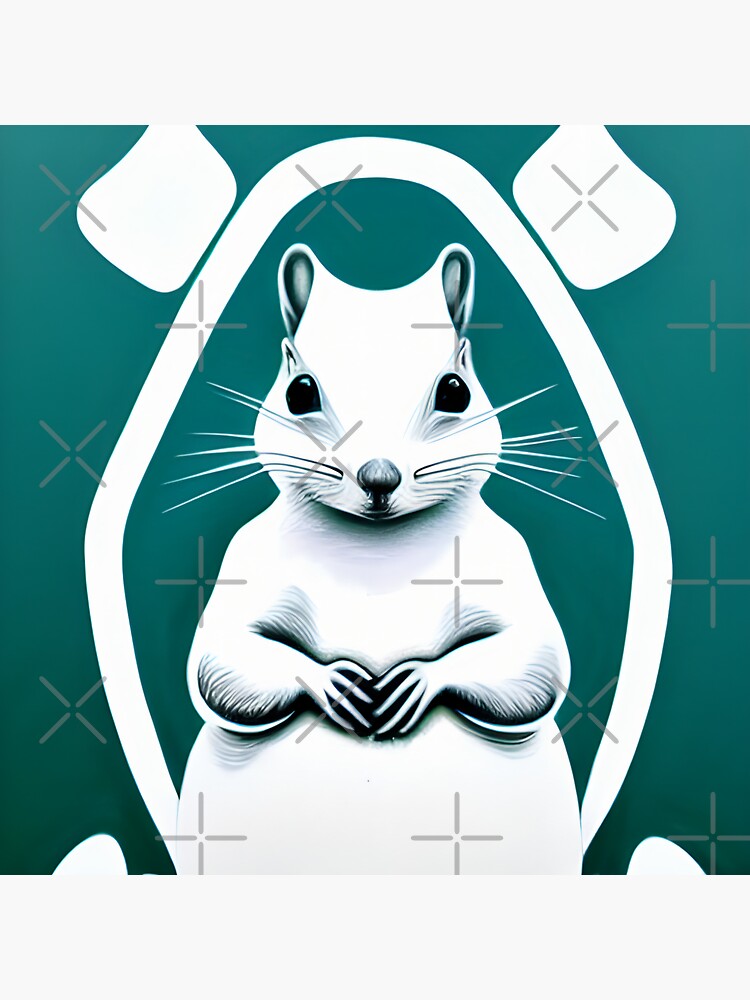 "Toronto White Squirrel" Sticker for Sale by skillunused | Redbubble