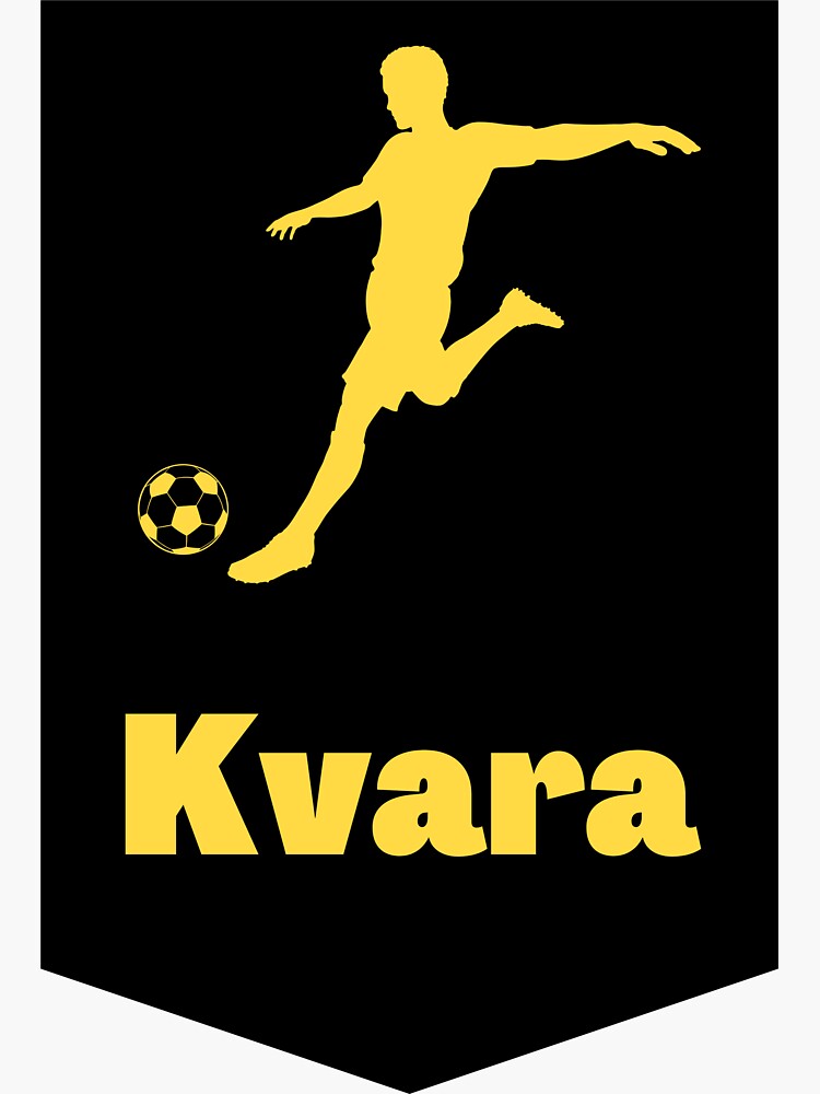 "Kvara | khvicha kvaratskhelia | classic t-shirt and sticker" Sticker ...