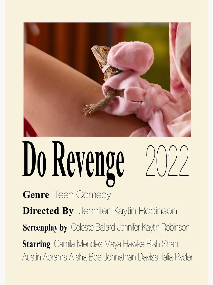 "Do Revenge Poster" Poster for Sale by tlee322 | Redbubble