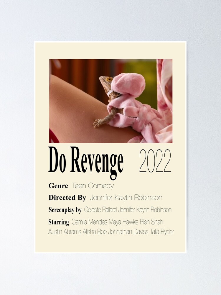 "Do Revenge Poster" Poster for Sale by tlee322 | Redbubble