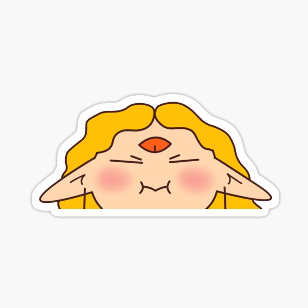 "Mairon Pout Face" Sticker for Sale by evening-alchemy | Redbubble