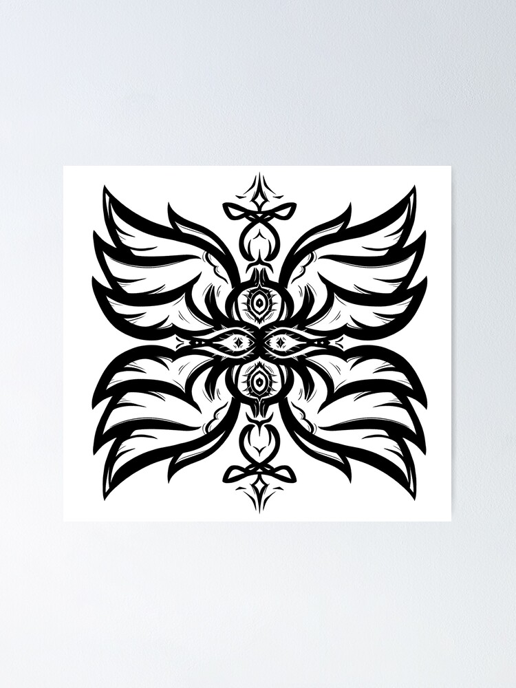 "Angel Seraphim symbol" Poster for Sale by SandraKar | Redbubble
