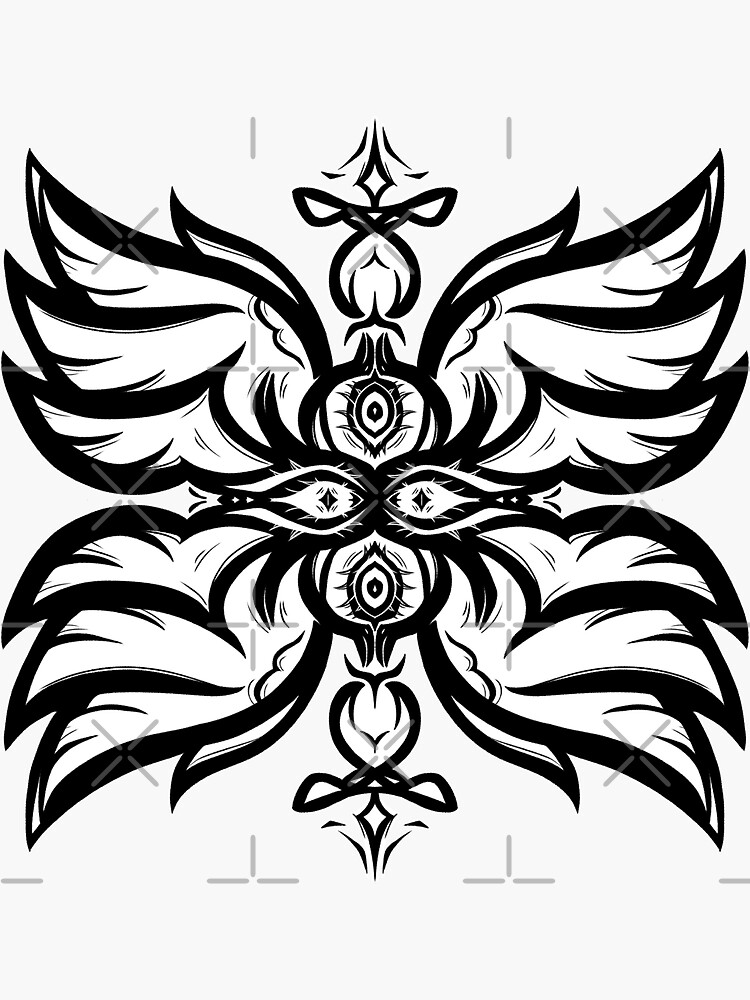 "Angel Seraphim symbol" Sticker for Sale by SandraKar | Redbubble