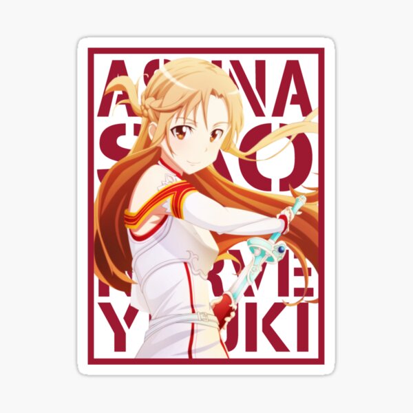 Pegatina «logotipo de asuna 2» de JacinLeffler | Redbubble