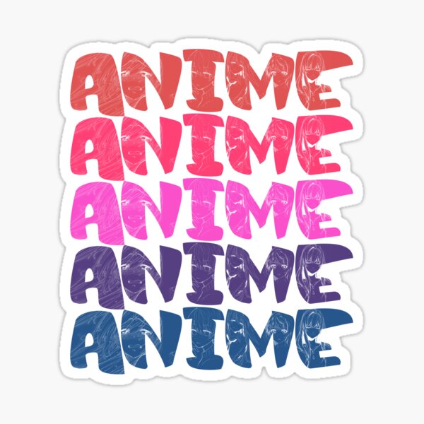 "Graf Lettering Anime Characters Colorful Wonderful Gift for Mange and ...