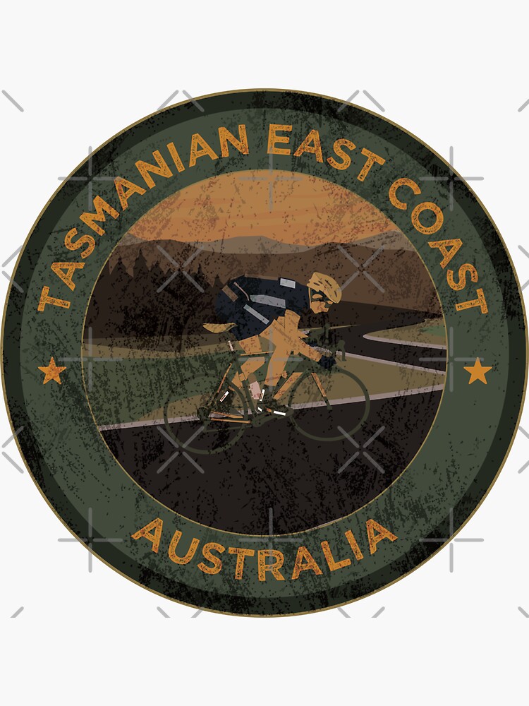 "Tasmanian East Coast Australia" Sticker for Sale by origato | Redbubble