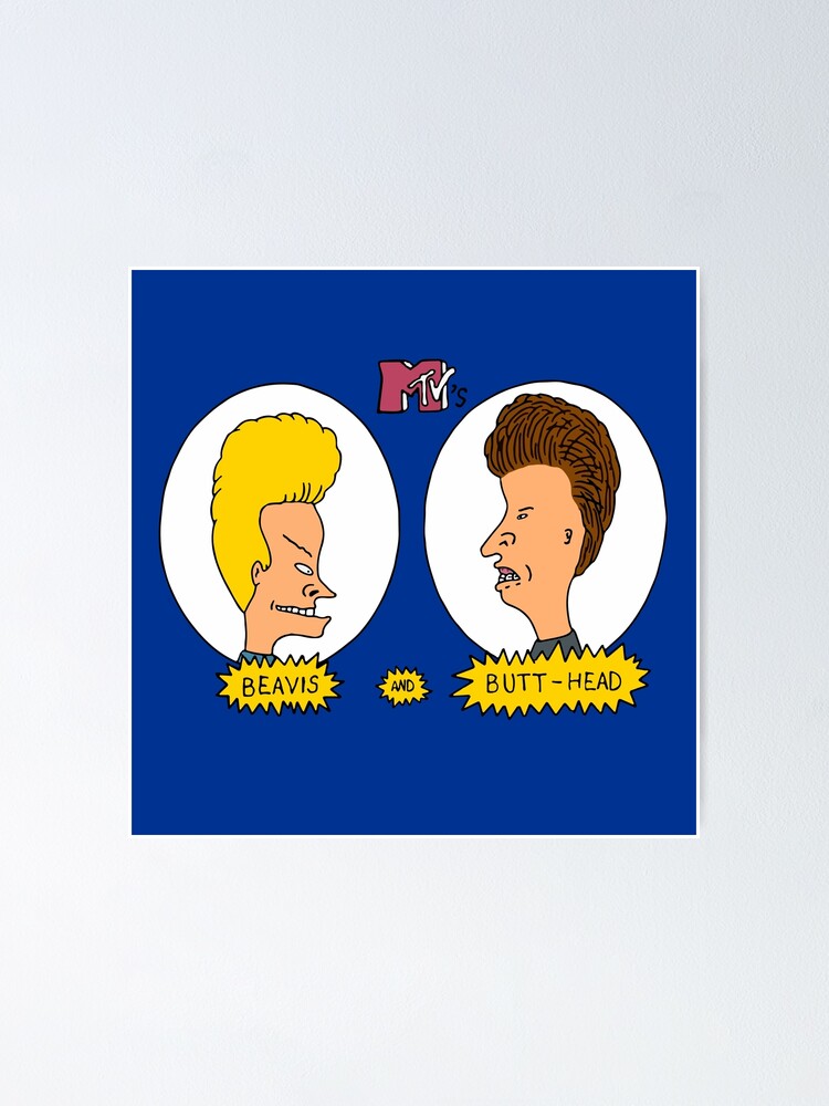 "Beavis and Butt-Head" Poster for Sale by Spider-Mayne | Redbubble