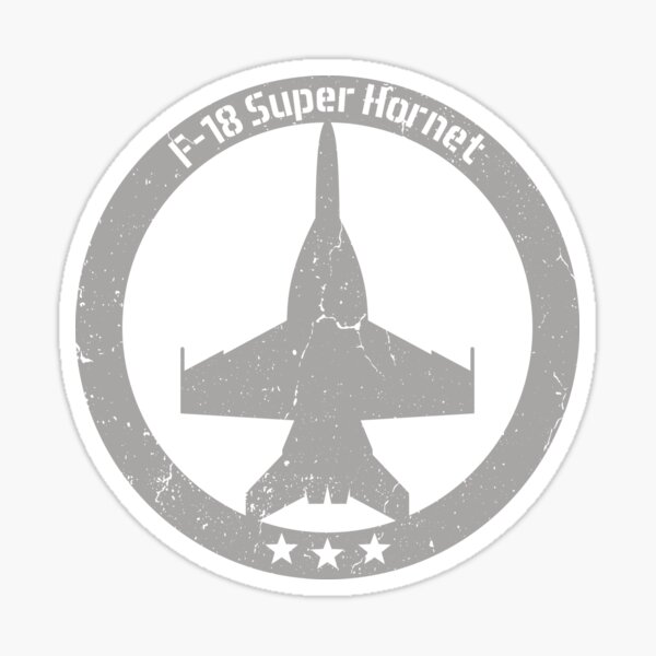 "F-18 Super Hornet Fighter Plane USA" Sticker for Sale by Dirk4171 ...