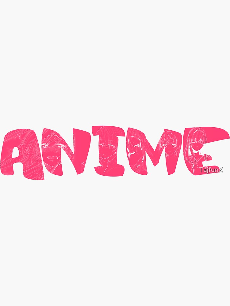 "Graf Lettering Anime Characters Single Pink Wonderful Gift for Mange ...