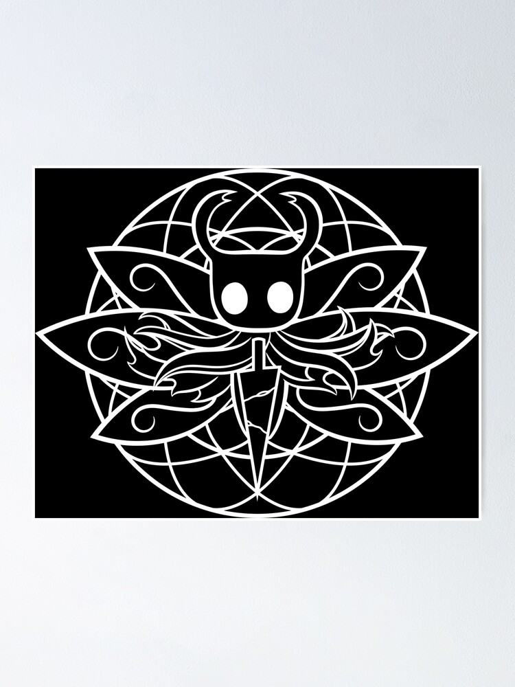 "Hollow Knight The Knight Symbol" Poster for Sale by MildredRobinni ...