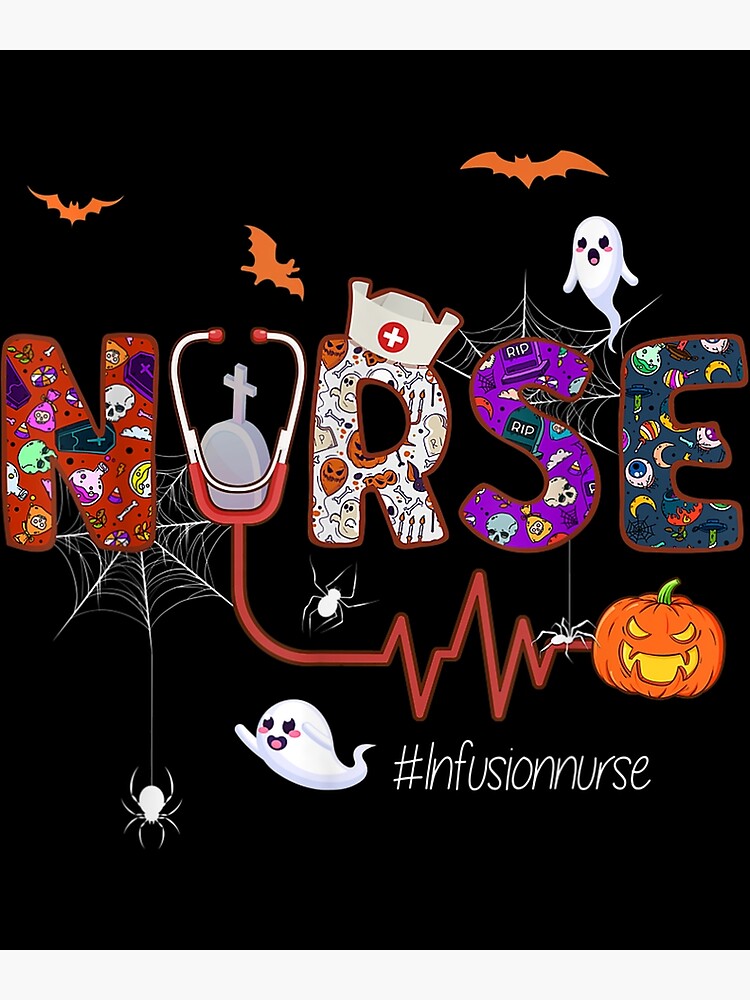 "Infusion Nurse Nursing Stethoscope Scary Halloween Costume halloween ...