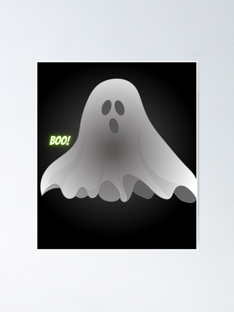 "Ghost lost in scary halloween" Poster for Sale by Sanabelaa | Redbubble
