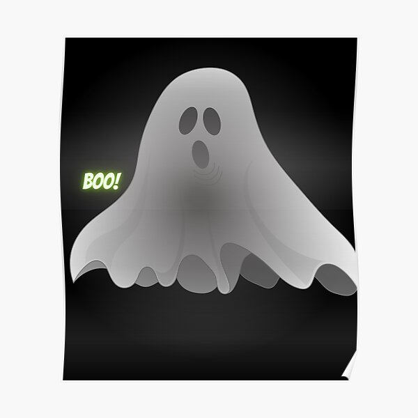"Ghost lost in scary halloween" Poster for Sale by Sanabelaa | Redbubble