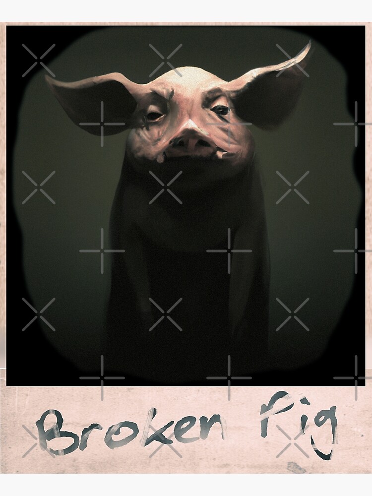 "Broken Pig" Art Print for Sale by Zilch-o | Redbubble