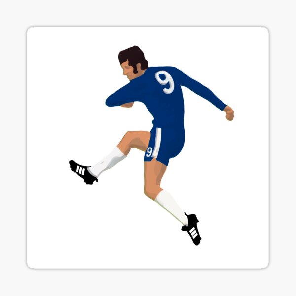 "Peter Osgood - Chelsea" Sticker for Sale by Timbo61 | Redbubble