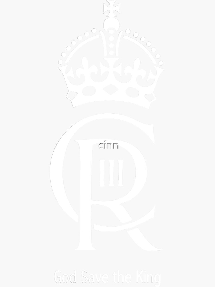 "Charles III Royal Cypher, King Charles III, Charles Rex" Sticker for ...