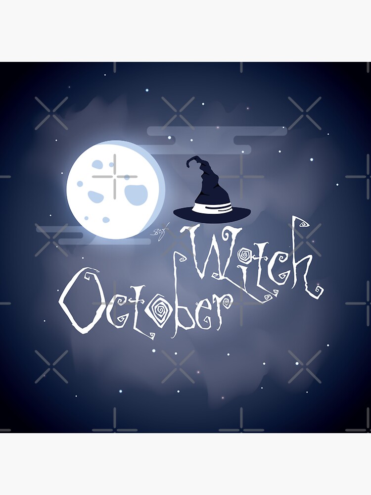 "October Witch " Sticker for Sale by SO-MANY-FORMS | Redbubble