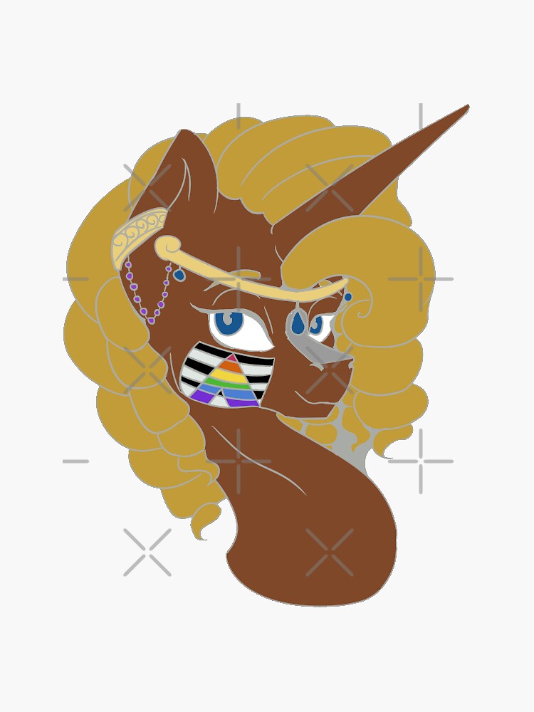 "Queen Rhea Ace pride" Sticker for Sale by mikimight | Redbubble