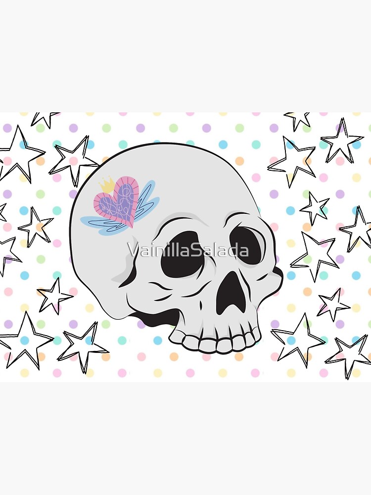 "skull stars" Sticker for Sale by VainillaSalada | Redbubble