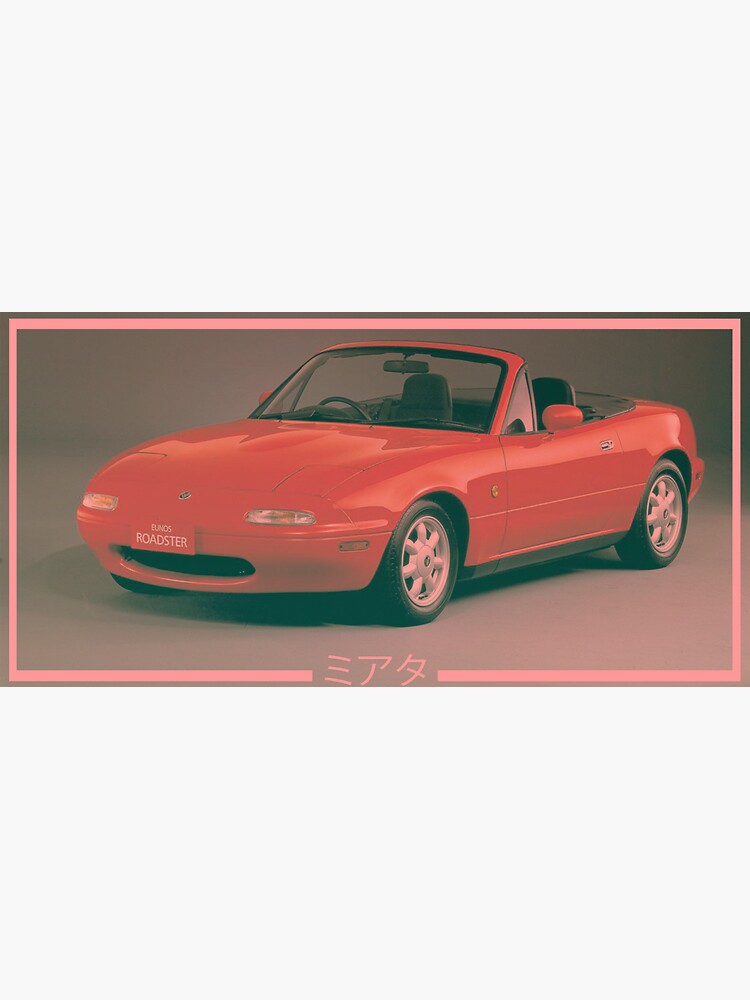 "Miata" Sticker for Sale by MrHello1 | Redbubble