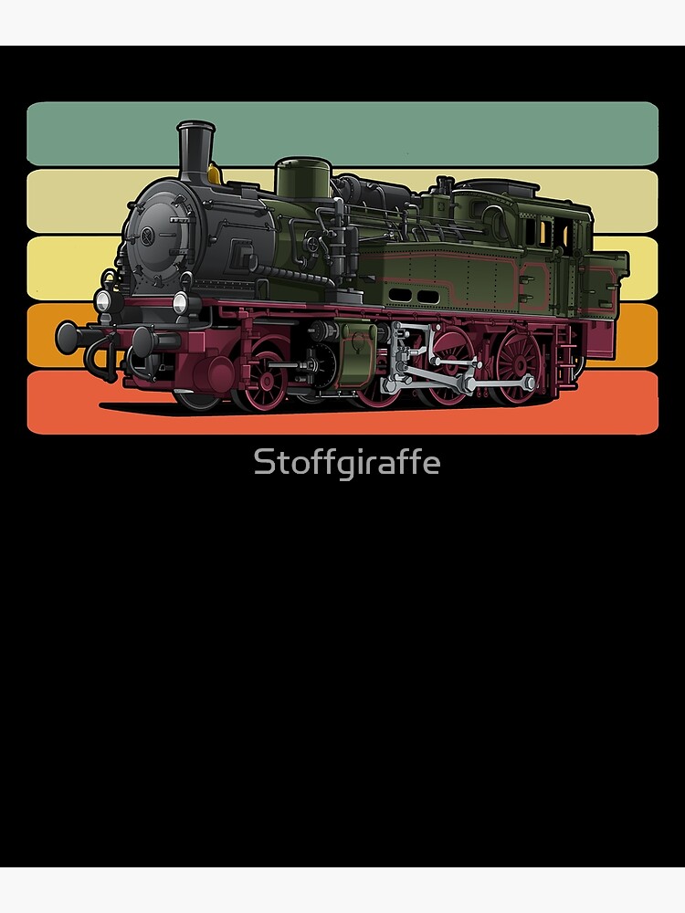 "Prussian T12 class 74 steam locomotive" Poster for Sale by ...