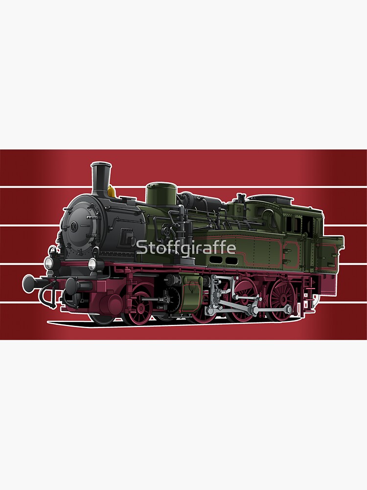 "Prussian T12 class 74 steam locomotive" Sticker for Sale by ...