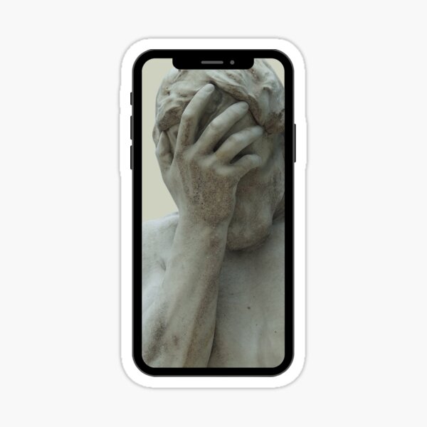 "Phone face palm" Sticker for Sale by CastlesClassics | Redbubble