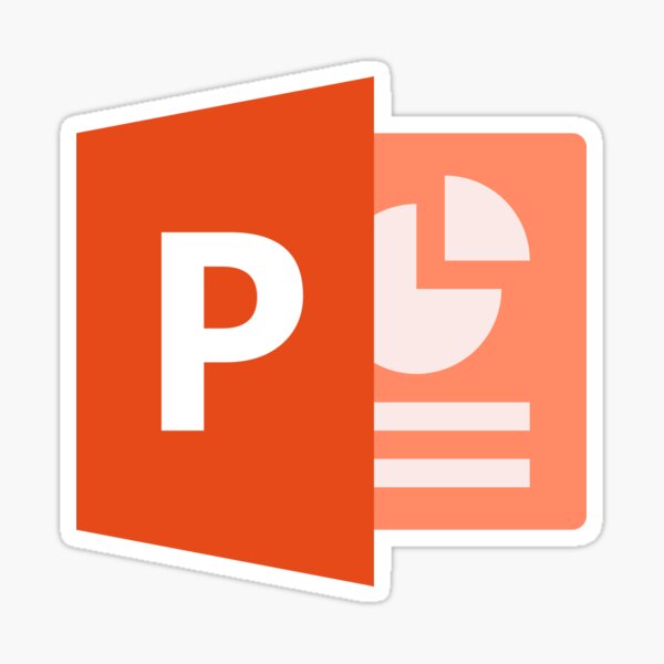 "Microsoft PowerPoint" Sticker for Sale by artscollections | Redbubble