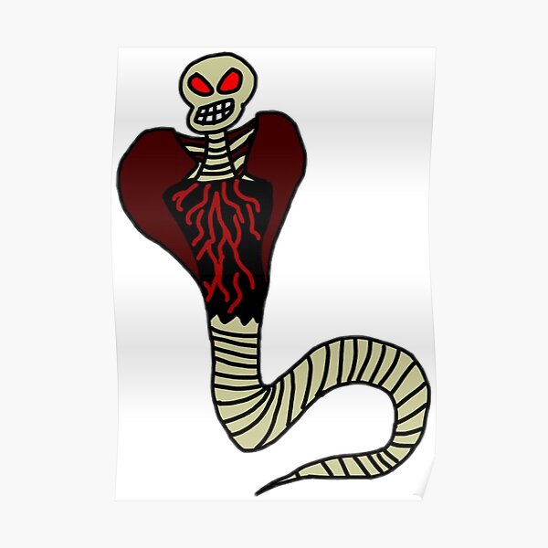 "Snake cryptid" Poster by Dannyballsub | Redbubble
