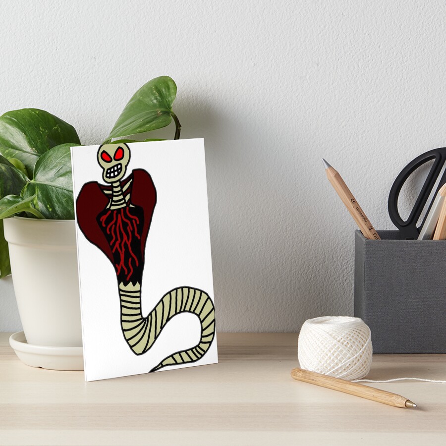 "Snake cryptid" Art Board Print by Dannyballsub | Redbubble