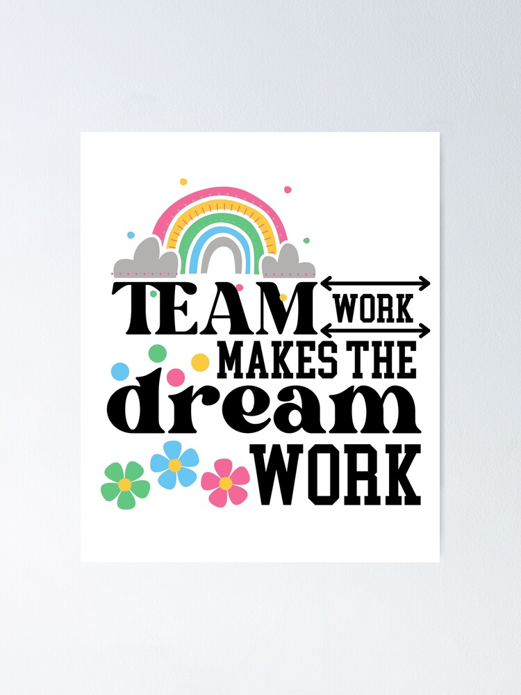 Teamwork Poster Kids